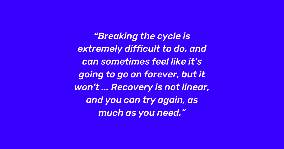 ‘Recovery is not linear’ - Ella's story